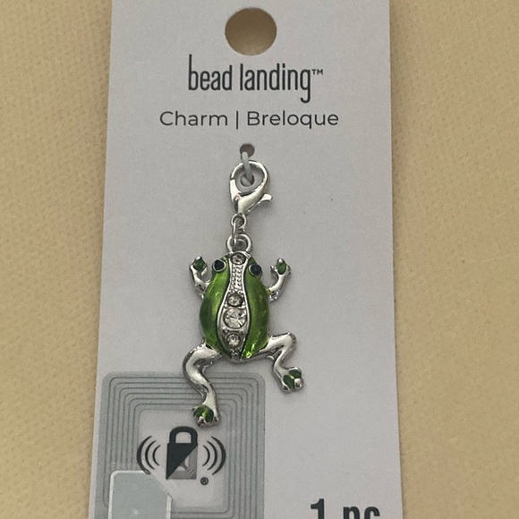 Bead Landing | Other | Green Frog Charm By Bead Landing | Poshmark